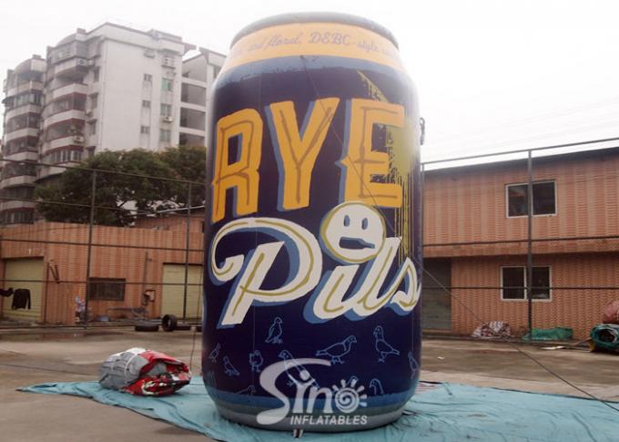 5 Mts High Outdoor Advertsing Giant Inflatable Beer Can With Complete ...