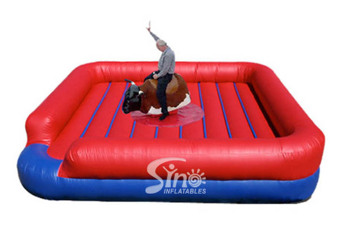 Commercial giant adults outdoor bull ride arena inflatable mechanical ...