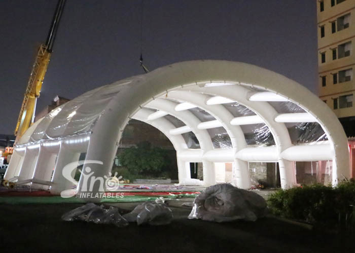 20x15m white giant inflatable stage tent with removable top cover and ...