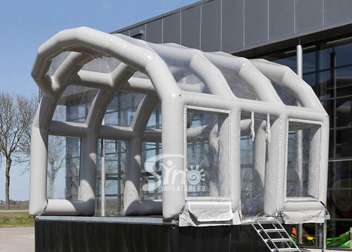 6x5mts exhibition airtight frame house inflatable stage cover tent with ...