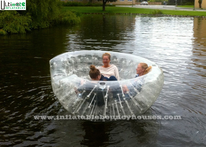 3 Persons Bowl Shape Human Zorb Ball / Water Zorbing Ball for ...