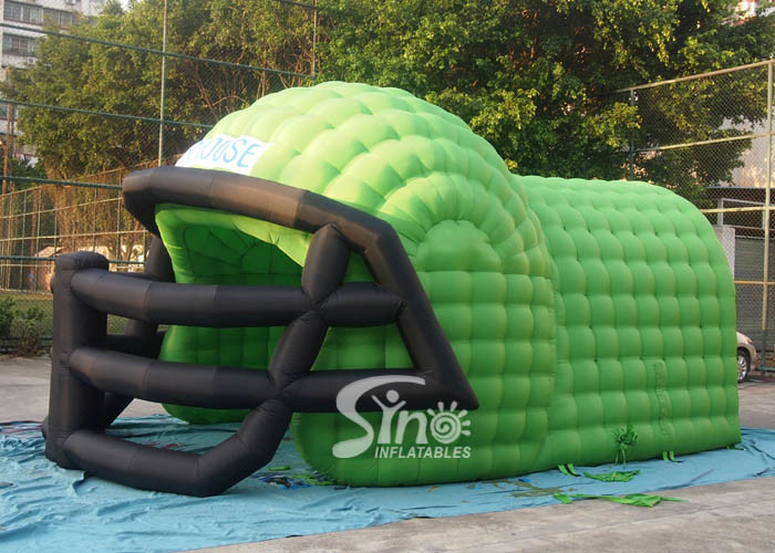 7.0L x 3.6W mts outdoor inflatable football helmet tunnel for kids and ...