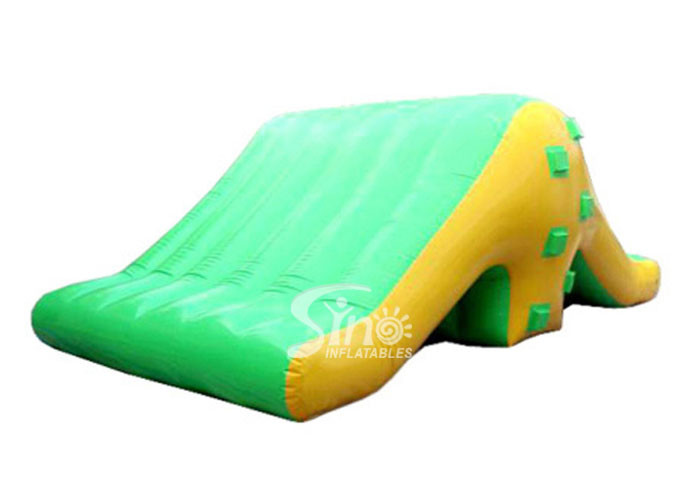 Airtight pool edge inflatable ramp slide for kids and adults pool ...