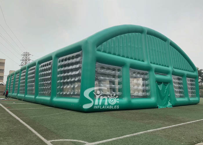 37x19m big sports arena air sealed inflatable tent with transparent ...