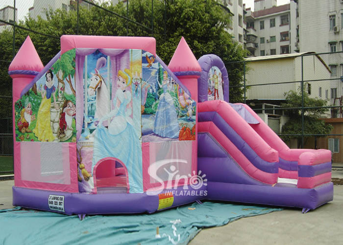 6x5m Commercial Kids Party Inflatable Princess Bouncy Castles With ...
