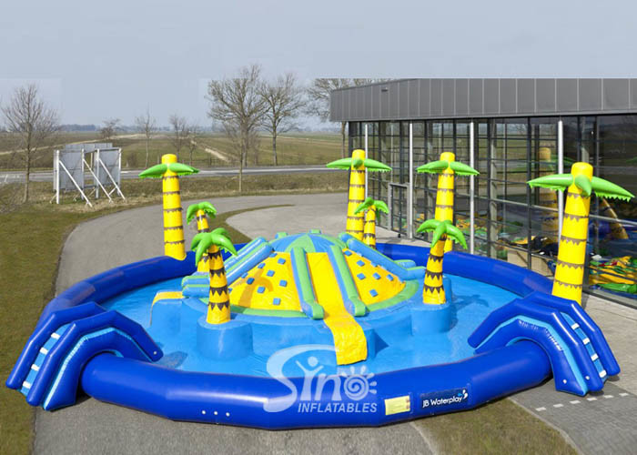 15m dia. tropic sea beach giant kids N adults inflatable water park ...