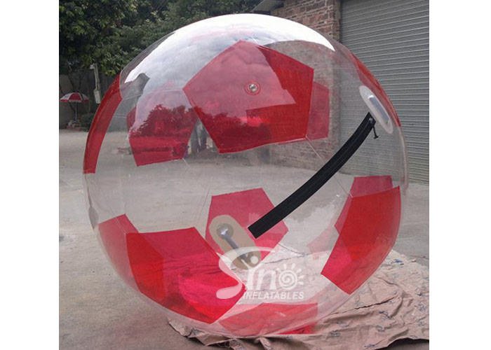 Custom made soccer type inflatable walk on water ball for kids water ...