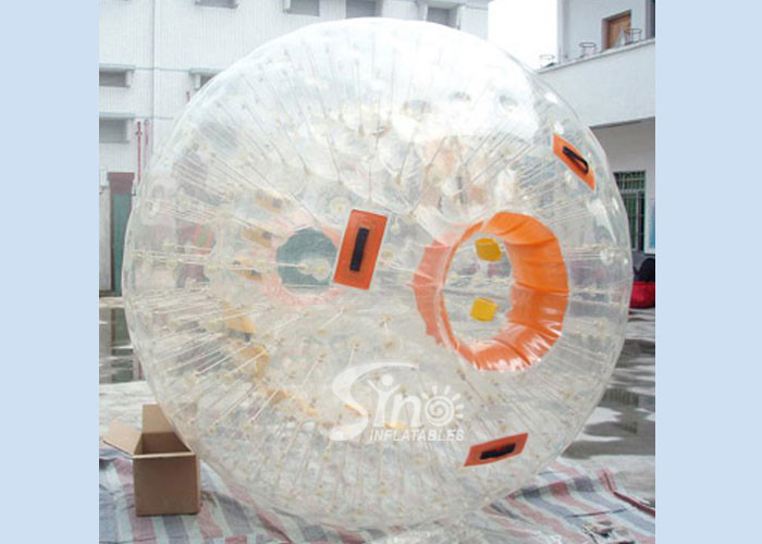 TPU Giant human inflatable zorb ball suit with reinforce entrance from ...
